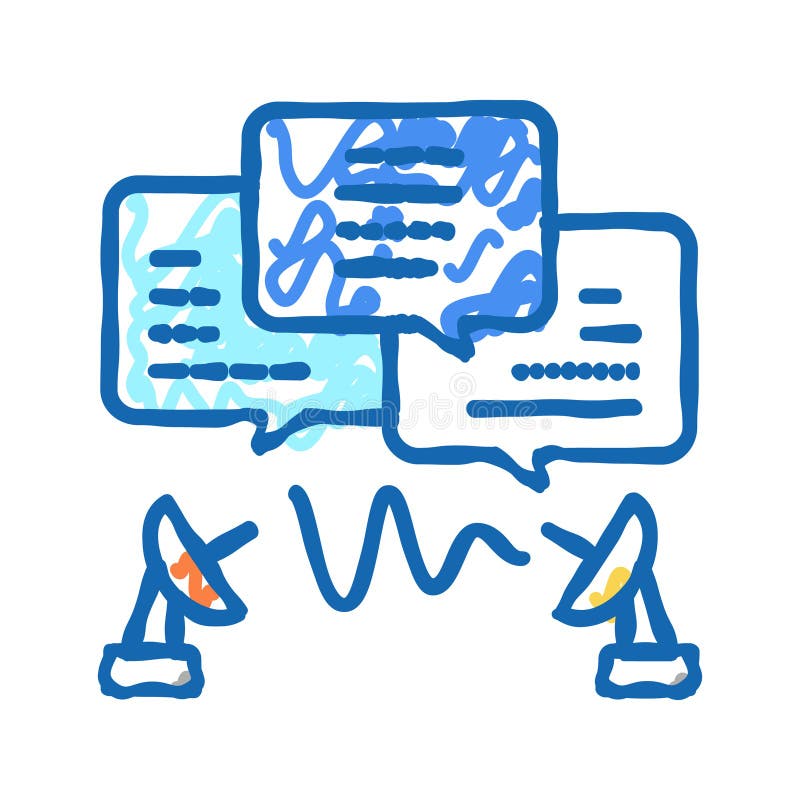 Communication Process Word Cloud. Stock Illustration - Illustration of ...
