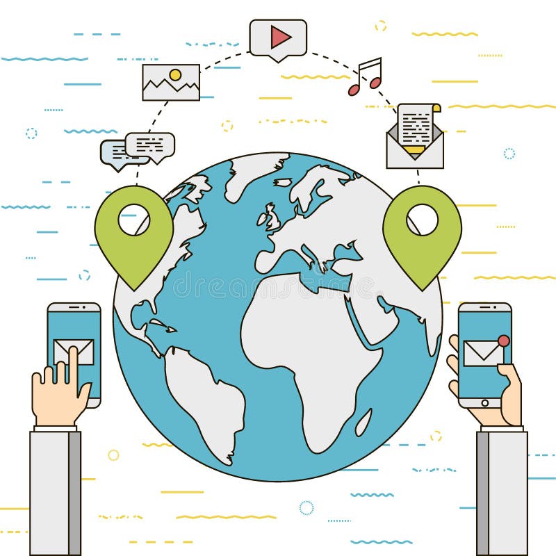 Communication Process between Two Persons. Stock Vector - Illustration ...