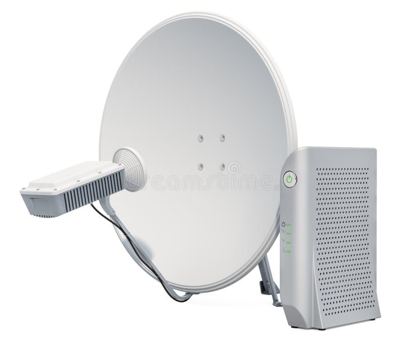 Satellite Internet Access Concept. Laptop with Communication Satellite ... Satellite Internet Access Concept. Laptop with Communication Satellite ...