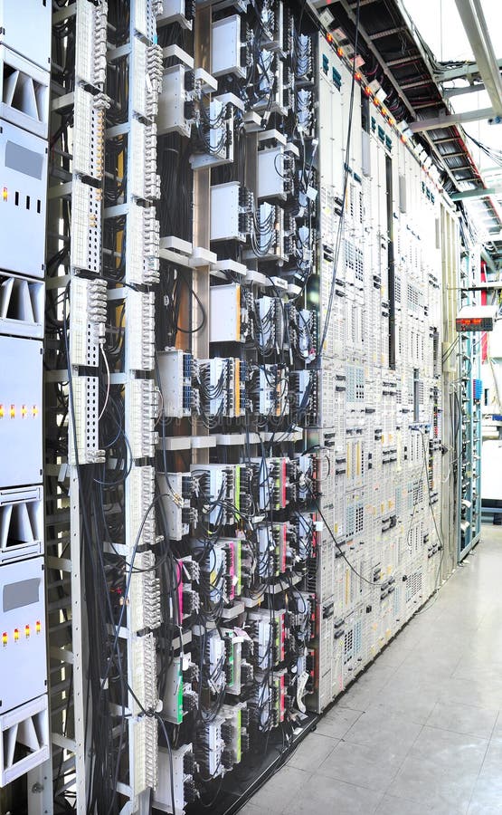 Communication server room stock image. Image of message - 19890527