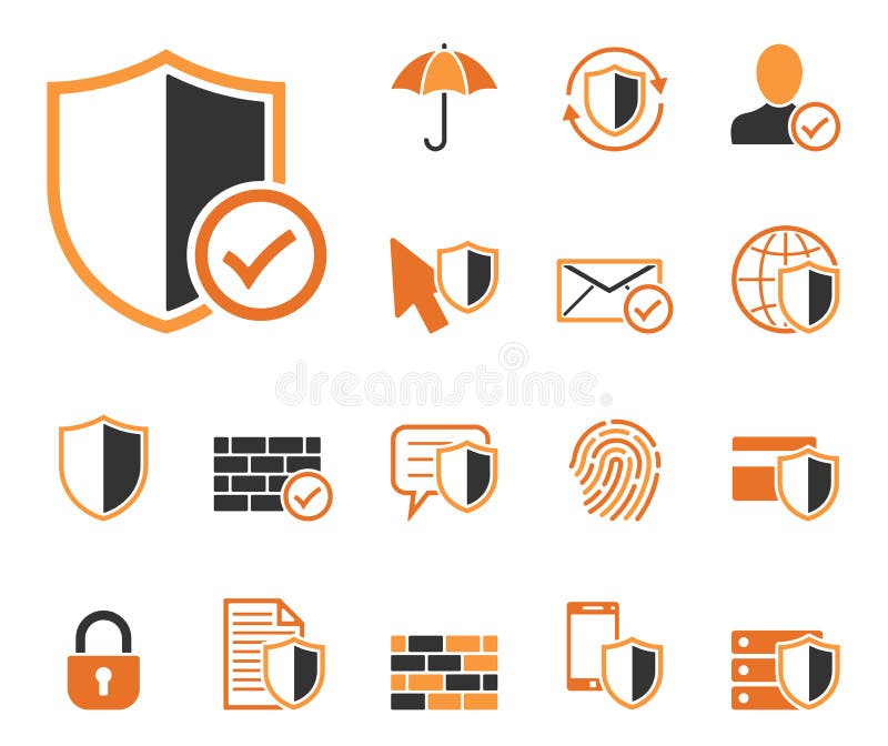 Communication Service Icons Stock Illustration - Illustration of icons ...
