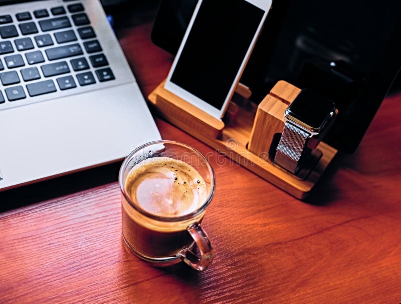 Communication Set with Smart Watch, Tablet PC, Computer and a Cu Stock ...