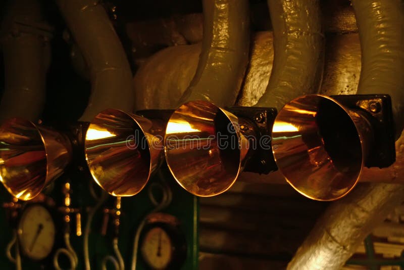 Communication on ship stock photo. Image of command, tube - 3051378