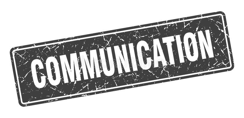 Communication Sign. Communication Grunge Stamp Stock Vector ...