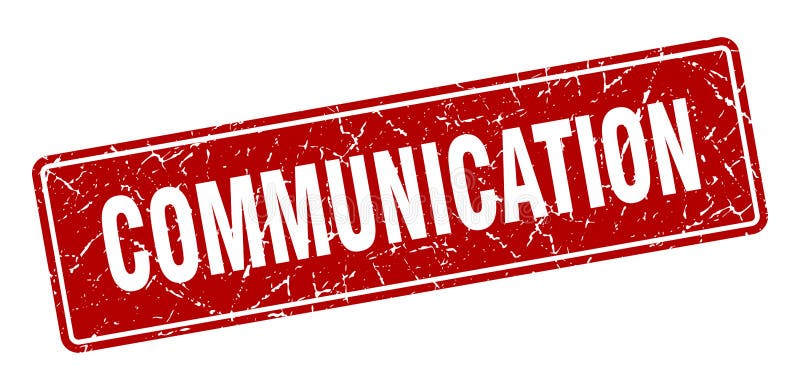 Communication Sign. Communication Grunge Stamp Stock Vector ...