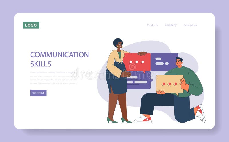 Communication Skills Concept. Stock Vector - Illustration of ...