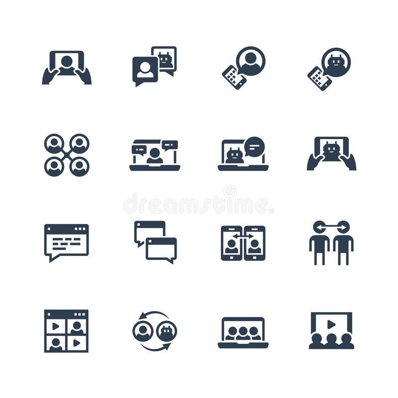 Smart Technologies Icons stock vector. Illustration of system - 133333481