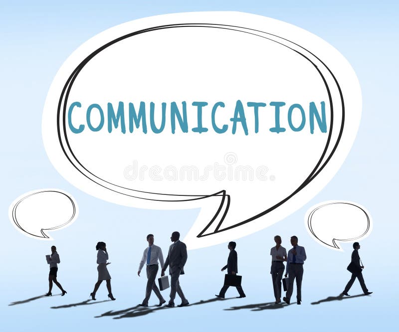 Communication Speech Bubble Conversation Thinking Concept Stock Image ...