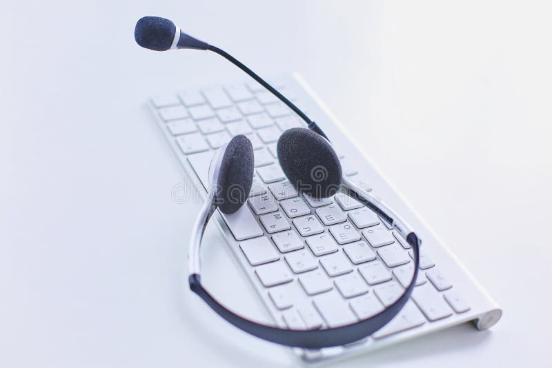 Communication Support, Call Center and Customer Service Help De Stock ...