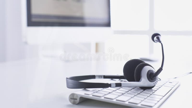 Communication Support, Call Center and Customer Service Help De Stock ...