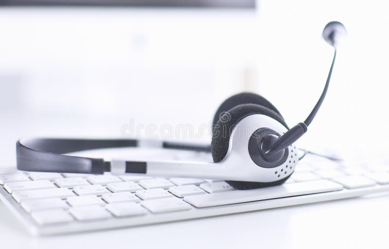 Communication Support, Call Center and Customer Service Help De Stock ...