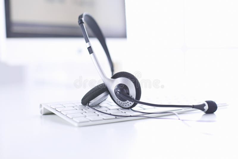 Communication Support, Call Center and Customer Service Help De Stock ...