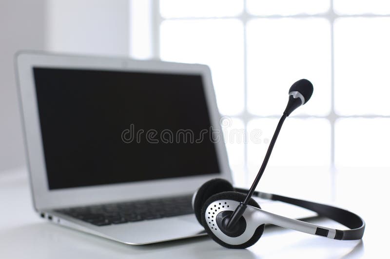 Communication Support, Call Center and Customer Service Help De Stock ...