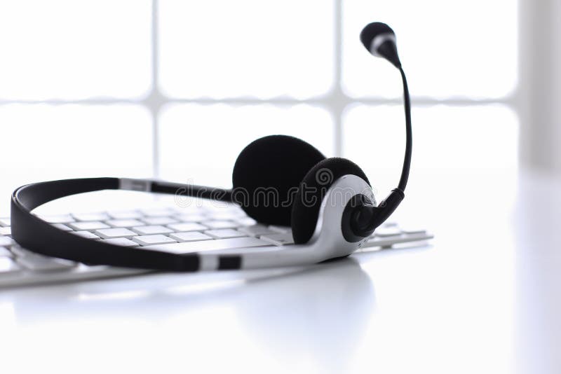 Communication Support, Call Center and Customer Service Help De Stock ...