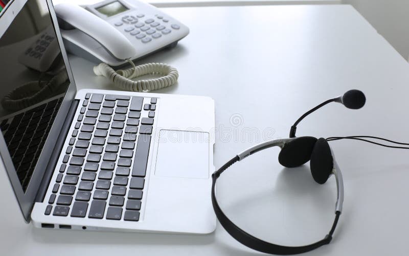 Communication Support, Call Center and Customer Service Help De Stock ...