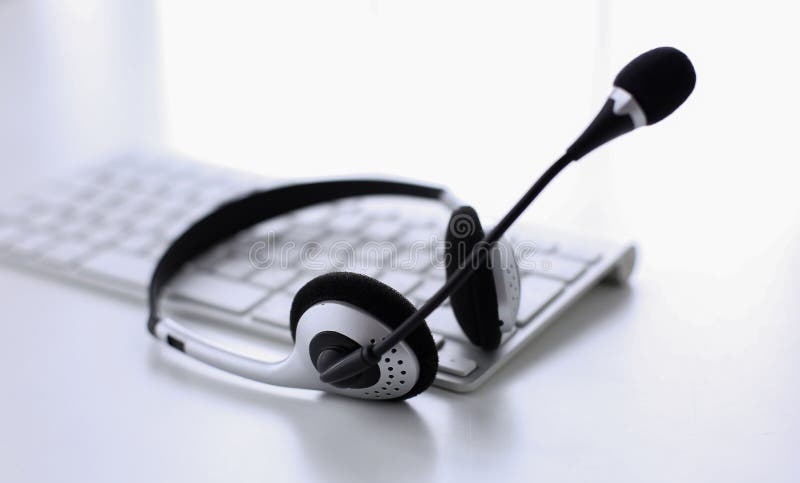 Communication Support, Call Center and Customer Service Help De Stock ...
