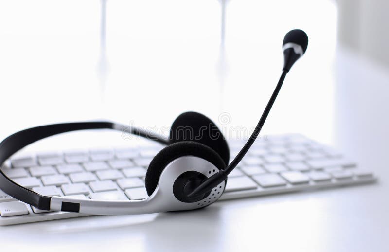 Communication Support, Call Center and Customer Service Help De Stock ...