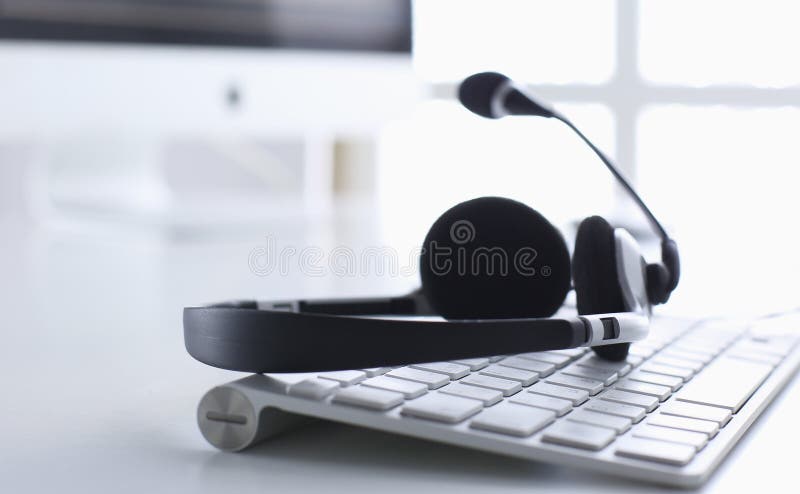 Communication Support, Call Center and Customer Service Help Desk Stock ...