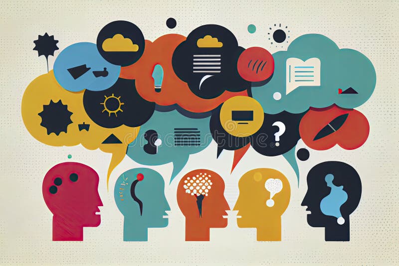 Communication & Teamwork Concept "brainstorming" Creative and ...