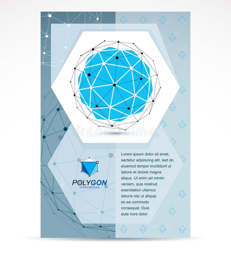 Communication Technologies Business Corporative Flyer Template. Graphic ...