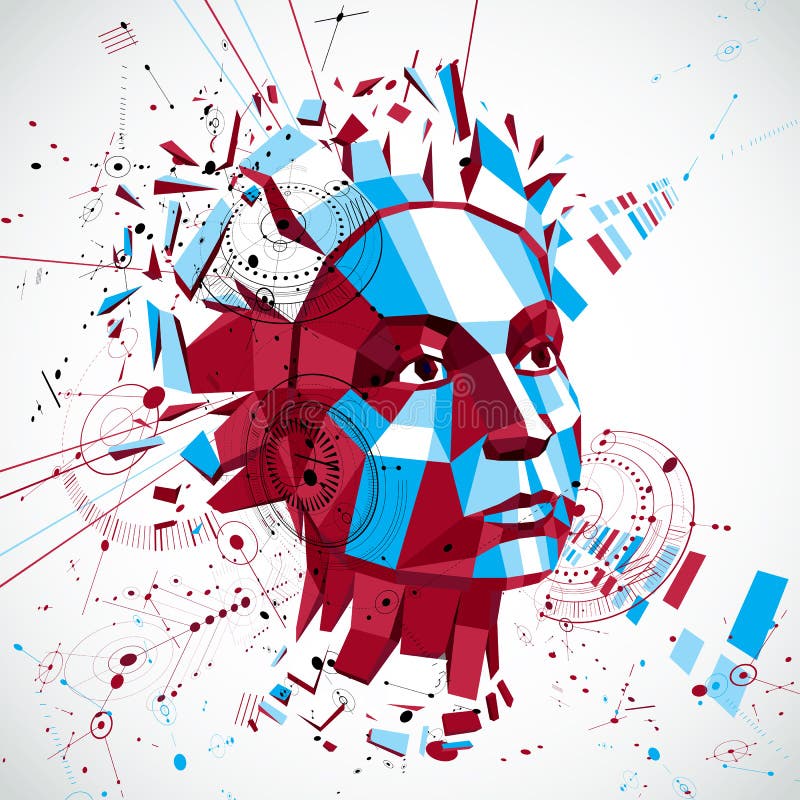 Communication Technology 3d Vector Background Made with Engineer Stock ...