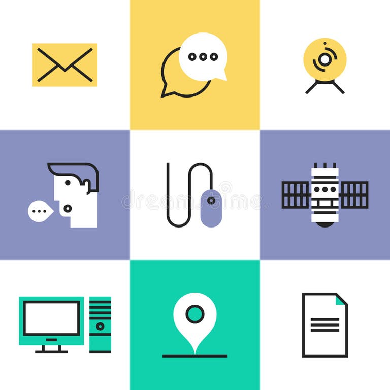 Communication Pictogram Stock Illustrations – 235,886 Communication ...