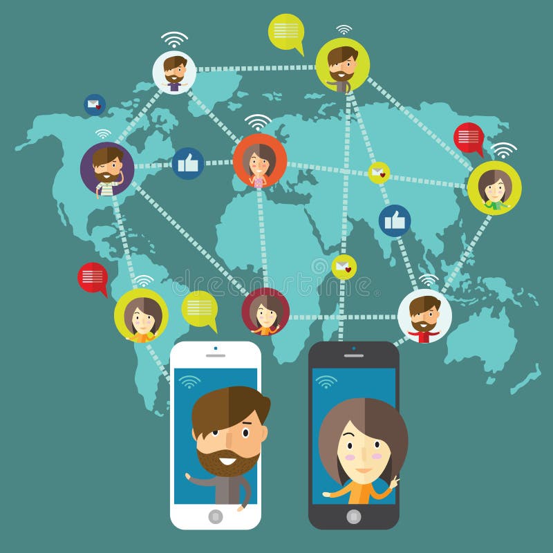 Communication Via Telephone Logo Vector Stock Vector - Illustration of ...