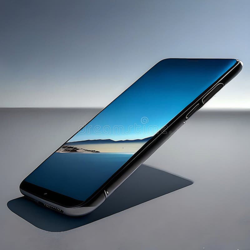 Cell Phone Revolutionized the Way we Live Stock Illustration ...