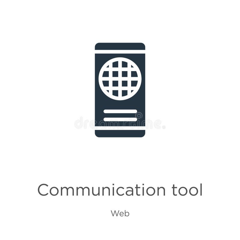 Communication Tool Icon Vector. Trendy Flat Communication Tool Icon ...