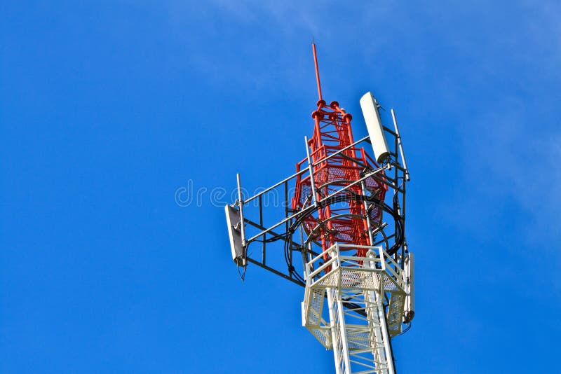 Weather monitoring tower stock image. Image of monitor - 9905869