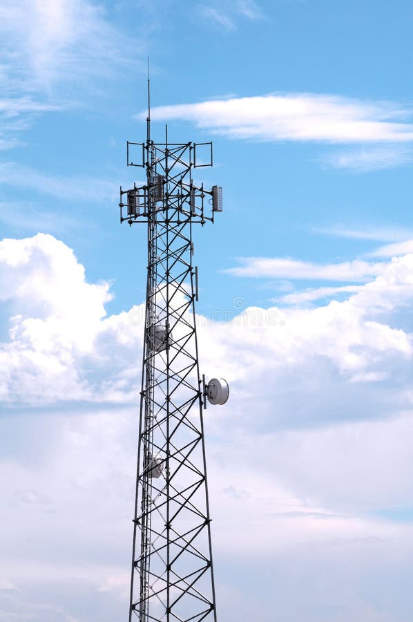 Modern Communication Tower stock photo. Image of tower - 2073376