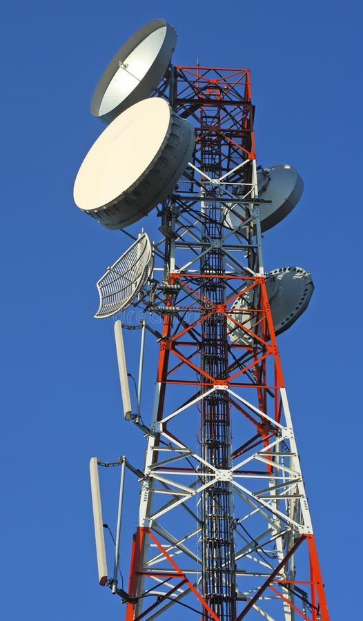 Communication tower stock photo. Image of metal, communicate - 19001728