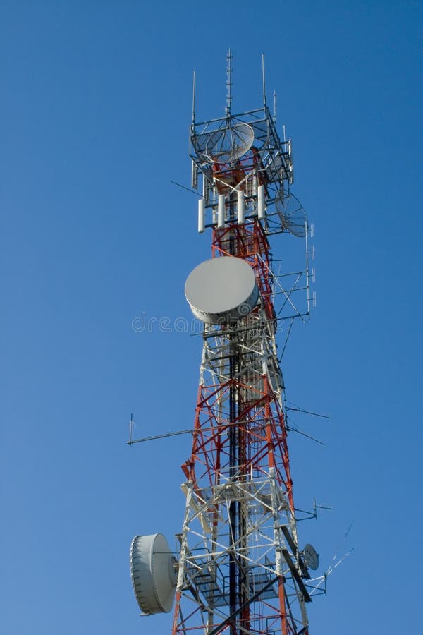 Communication tower #2 stock image. Image of global, intelligence - 34003
