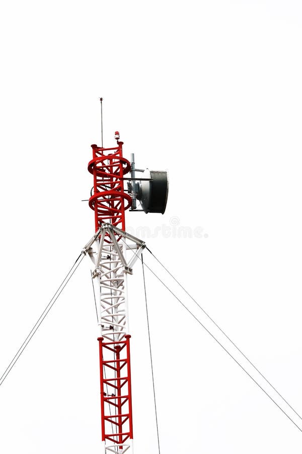 Communication Tower stock image. Image of directive, wirelesscable ...
