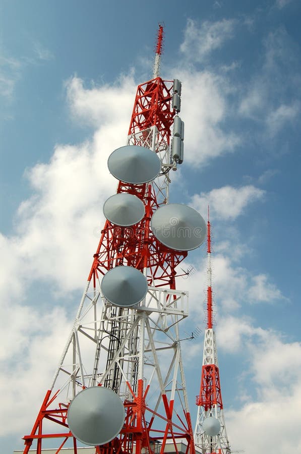 Communication Tower stock photo. Image of undisturbed - 2213774
