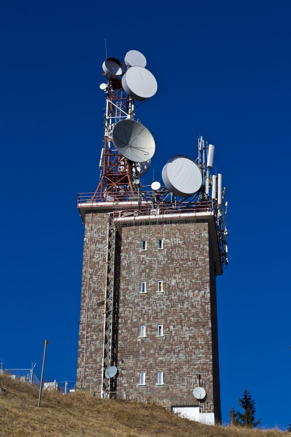 Communication tower stock image. Image of high, industry - 22367853