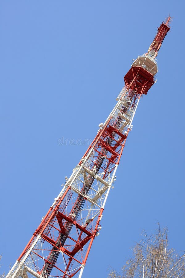 Communication tower stock photo. Image of light, communication - 24476046