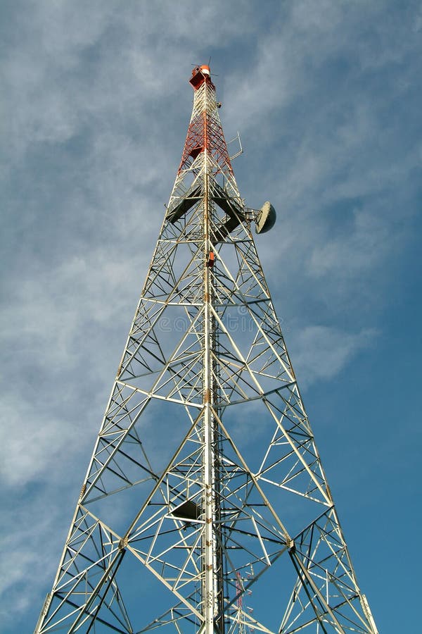 Communications Tower 01 stock photo. Image of steel, ladder - 368242
