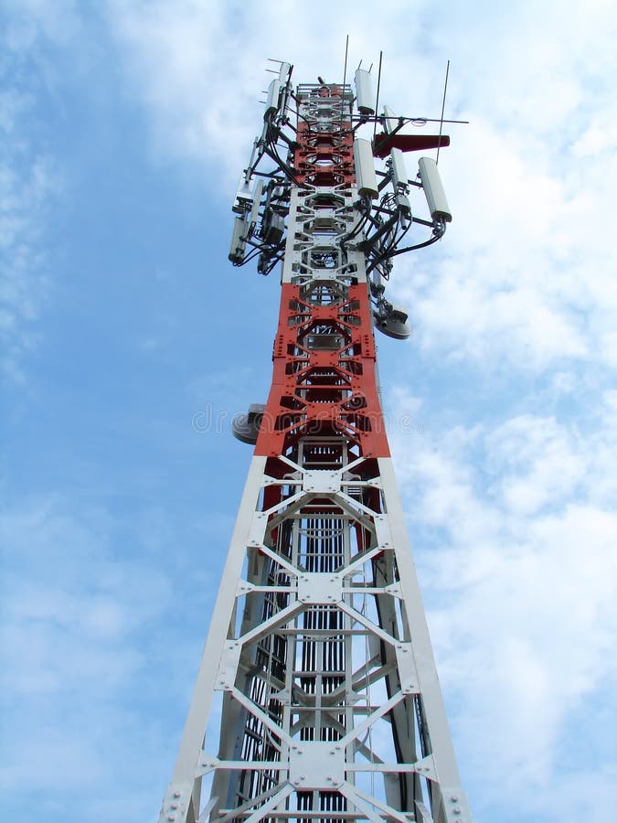 Communication tower stock photo. Image of cellular, metal - 5397966