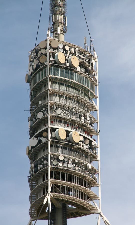 Communication tower stock photo. Image of hertz, receiver - 9152928