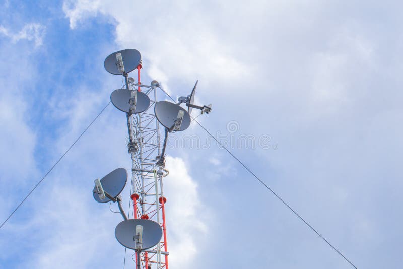 Communication Tower, High Power Wifi Antenna Post Hotspot Long Range ...