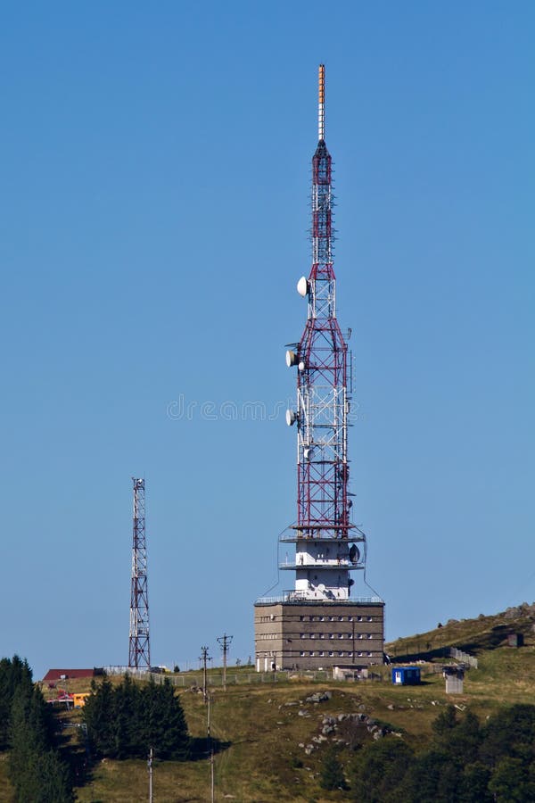 Communication tower stock photo. Image of aerial, electronic - 30346998