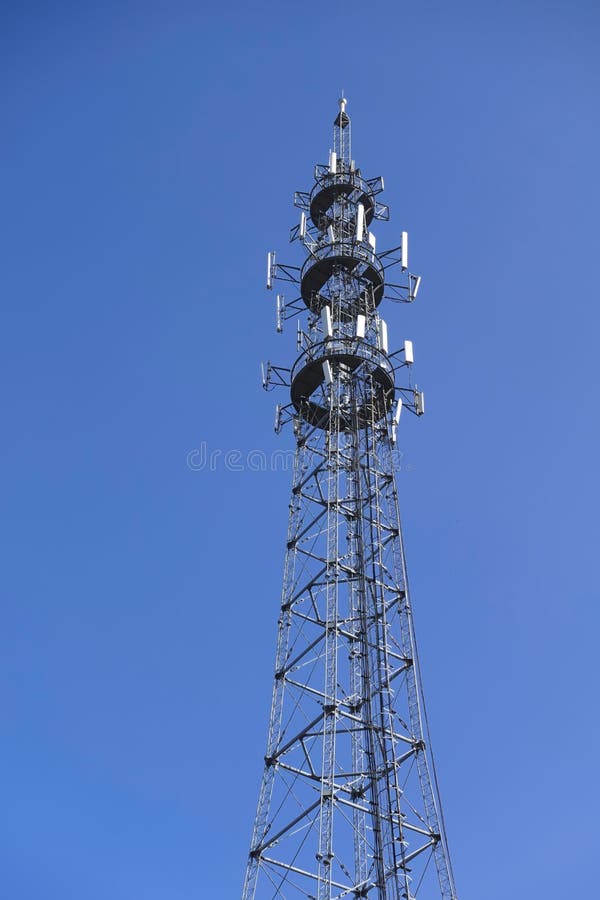 Communication Tower stock photo. Image of tower, data - 209167328