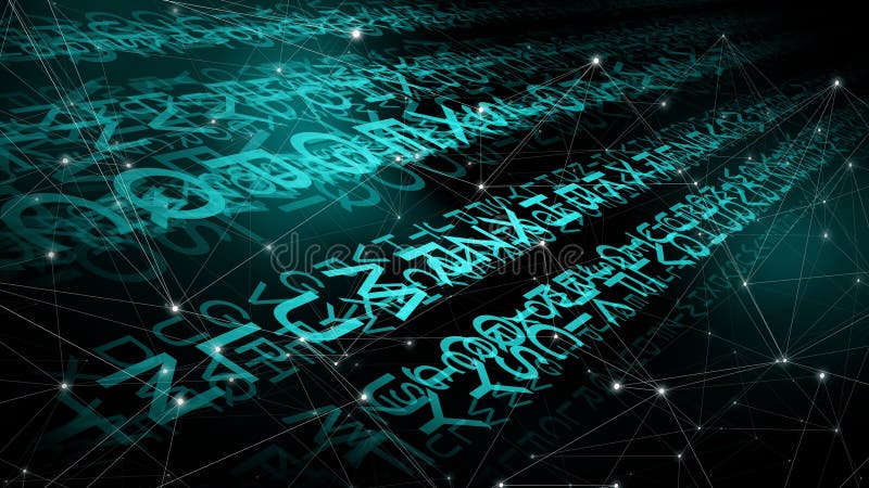 Typography Chaotic and Energetic Composition of Random Letters Creating ...