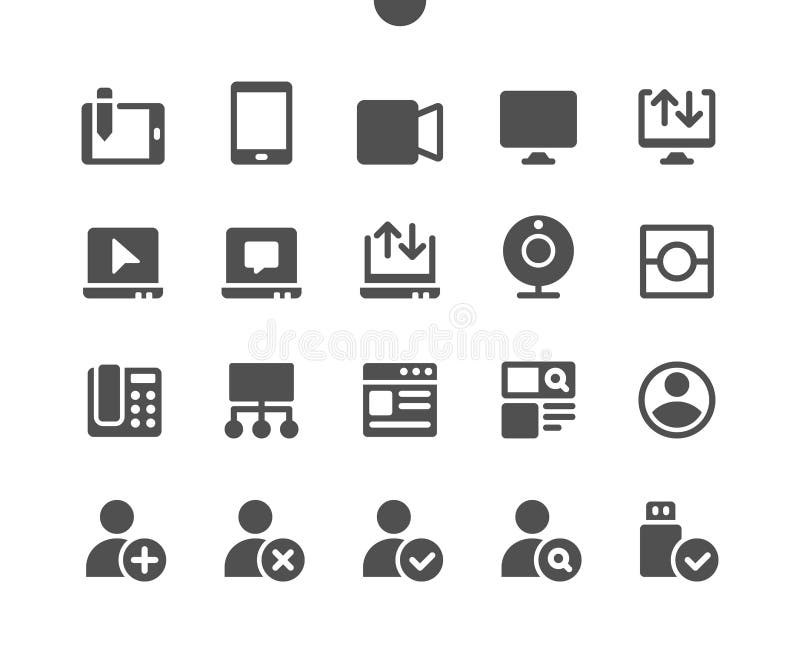 4 Communication V2 UI Pixel Perfect Well-crafted Vector Solid Icons ...