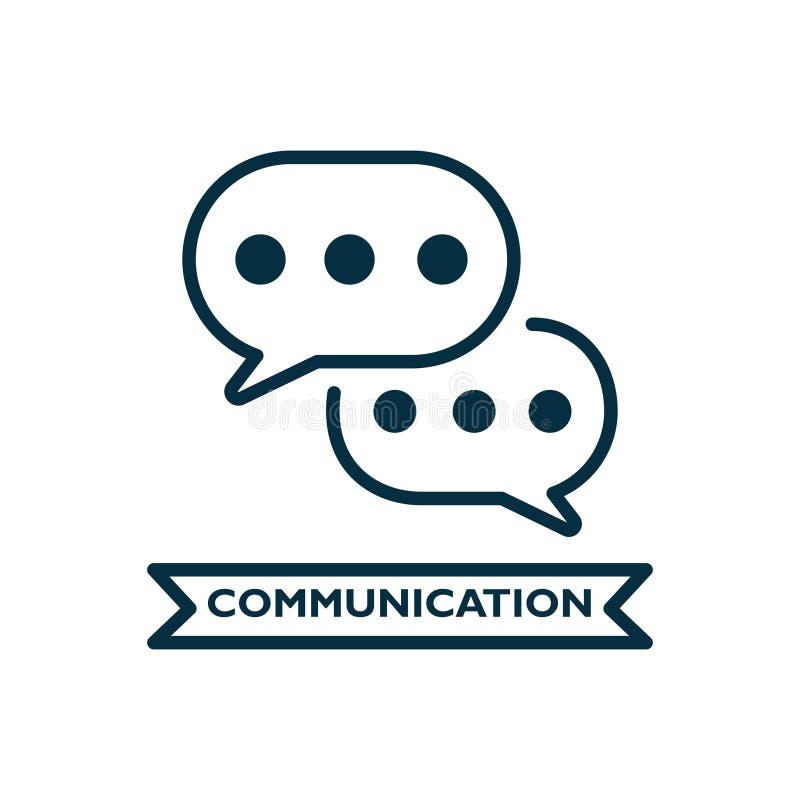 Communication. Vector Illustration Decorative Design Stock Illustration ...