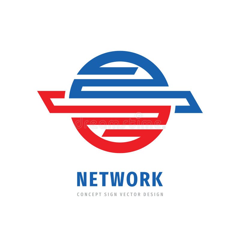 Communication Vector Logo Concept Design. Abstract Shape Sphere ...