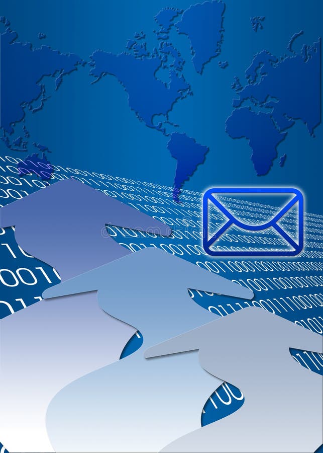 Communication wallpaper stock illustration. Illustration of message ...