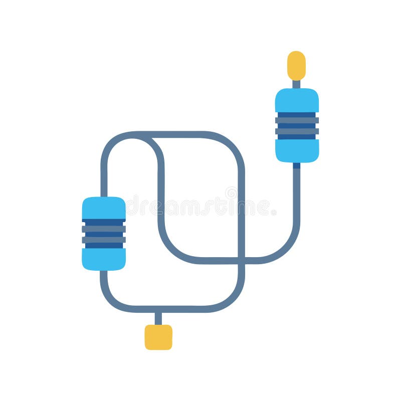 Communication Wire Icon for Connectivity Stock Vector - Illustration of ...