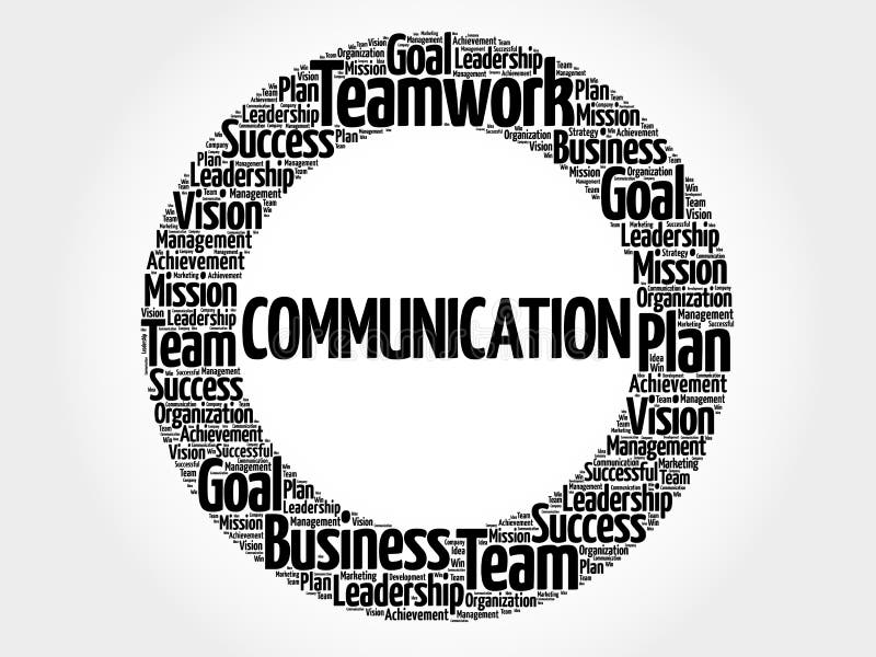 COMMUNICATION Word Cloud Collage Stock Illustration - Illustration of ...